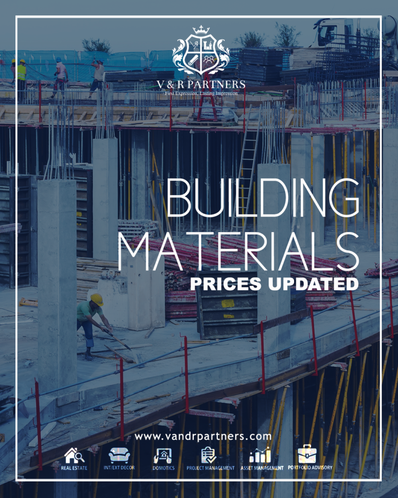 Building Material Price Update (June 2021) - V & R Partners
